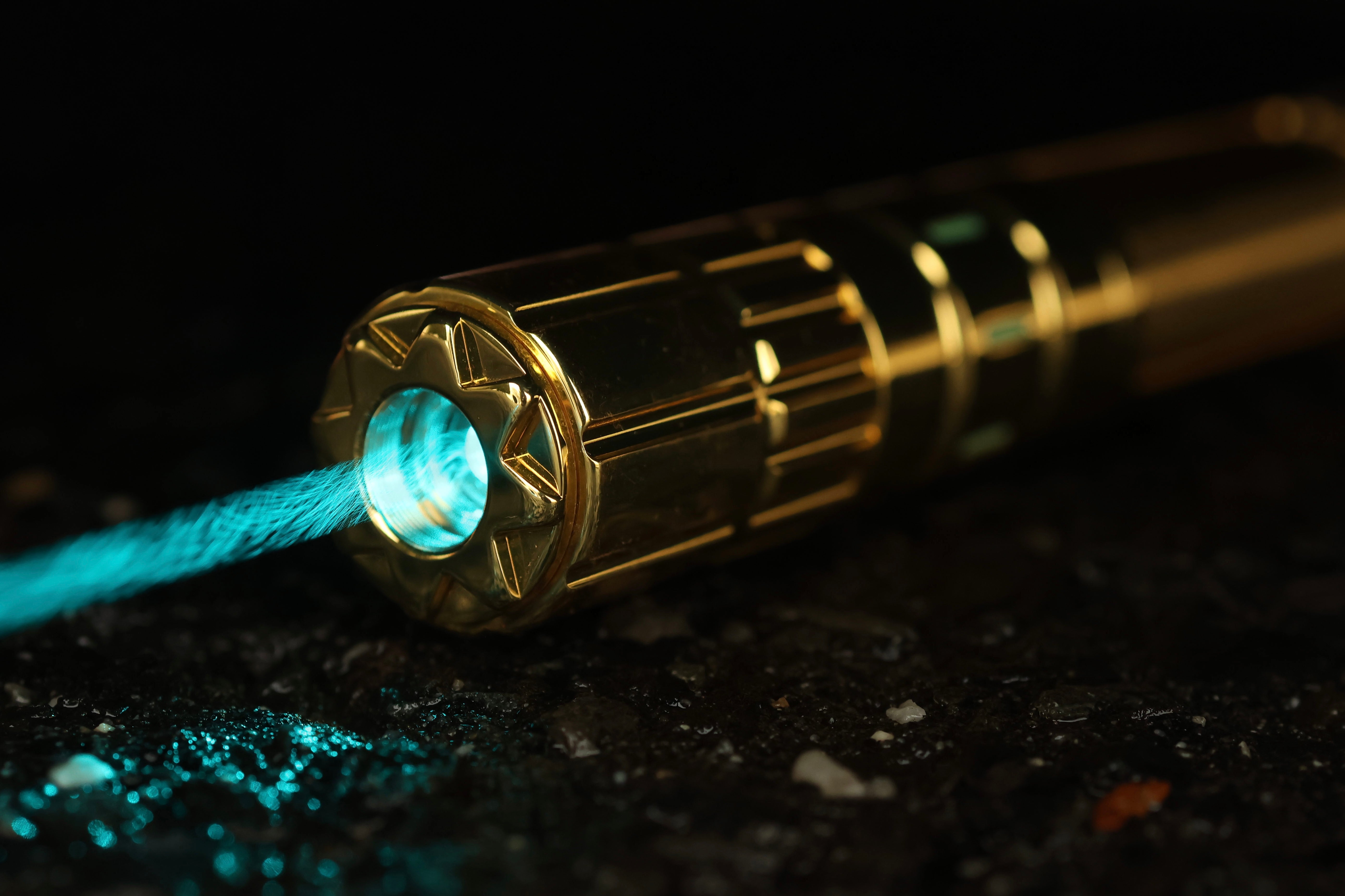 "Valkyrie" 488nm Pro Laser Pointer, Cyan (Tinker Lasers)